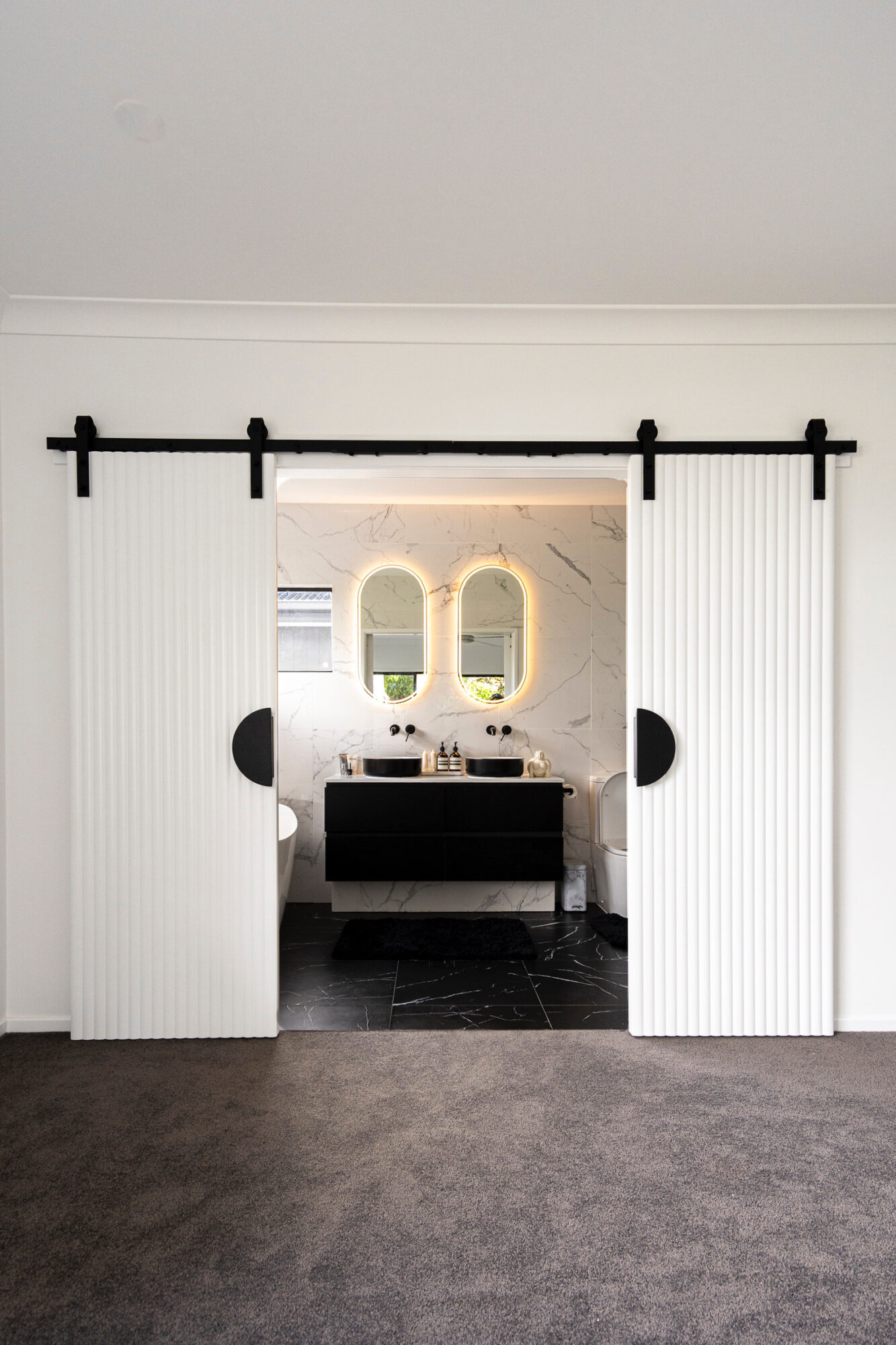 Convex Style Barn Door - Timeless Elegance | Brisbane Barn Doors
